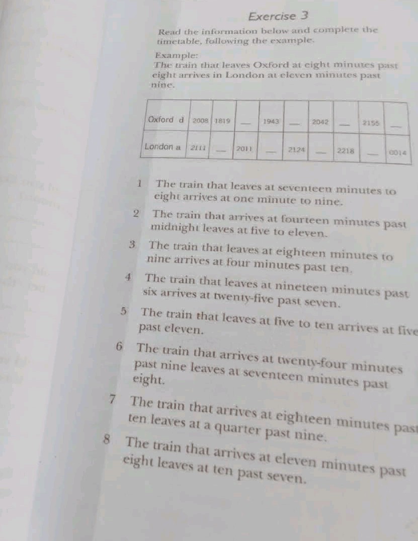 Exercise 3 Read the information below and | StudyX