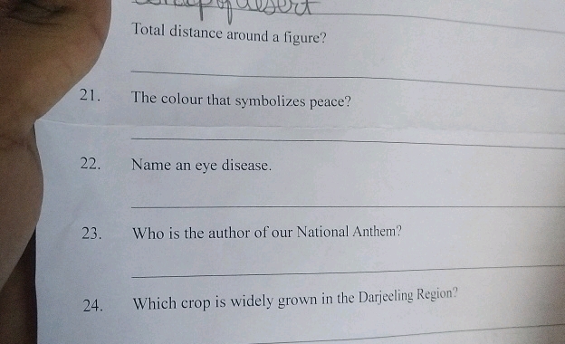 Total distance around a figure 21 The | StudyX