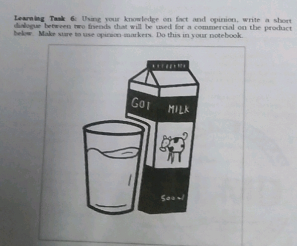 Learning Task 6 Using your knowledge on fact | StudyX