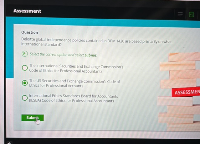 Assessment Question Deloitte global | StudyX