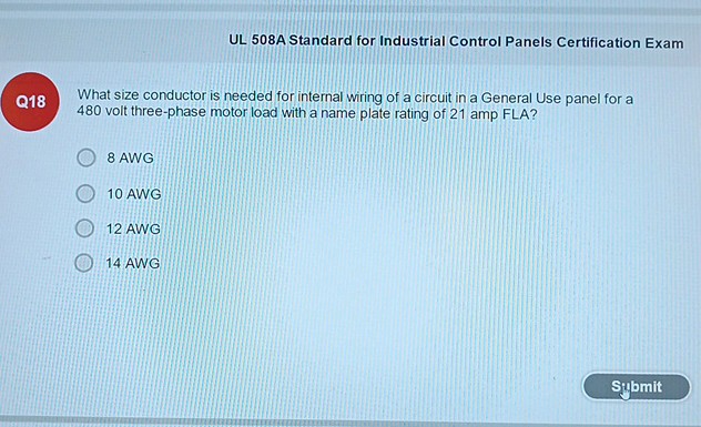 UL 508A Standard for Industrial Control | StudyX