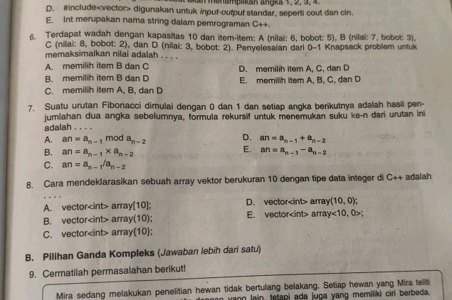 D include digunakan untuk input-output | StudyX
