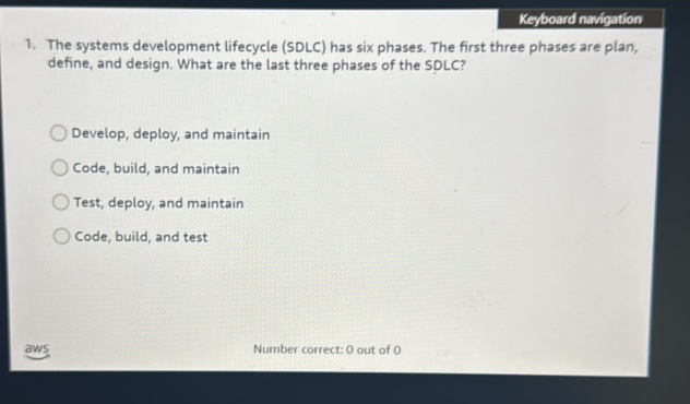 Keyboard navigation 1 The systems | StudyX