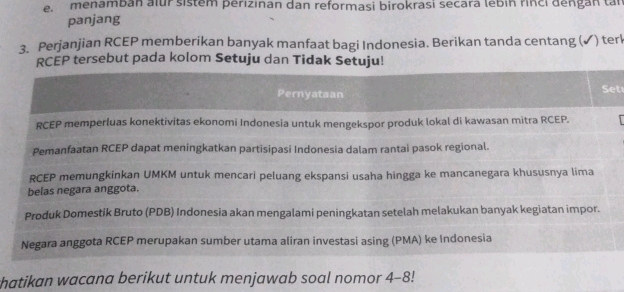 3 Perjanjian RCEP memberikan banyak manfaat | StudyX