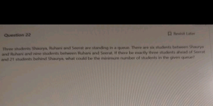 Question 22 Revisit Iater Three students | StudyX