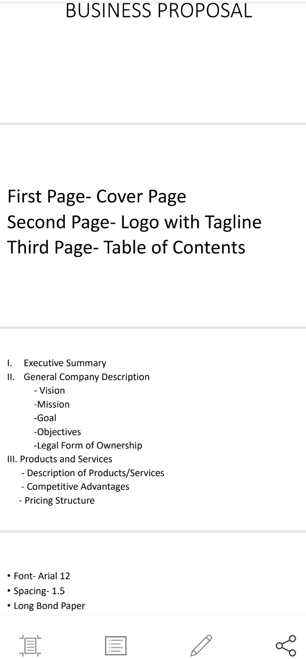 BUSINESS PROPOSAL First Page- Cover Page | StudyX
