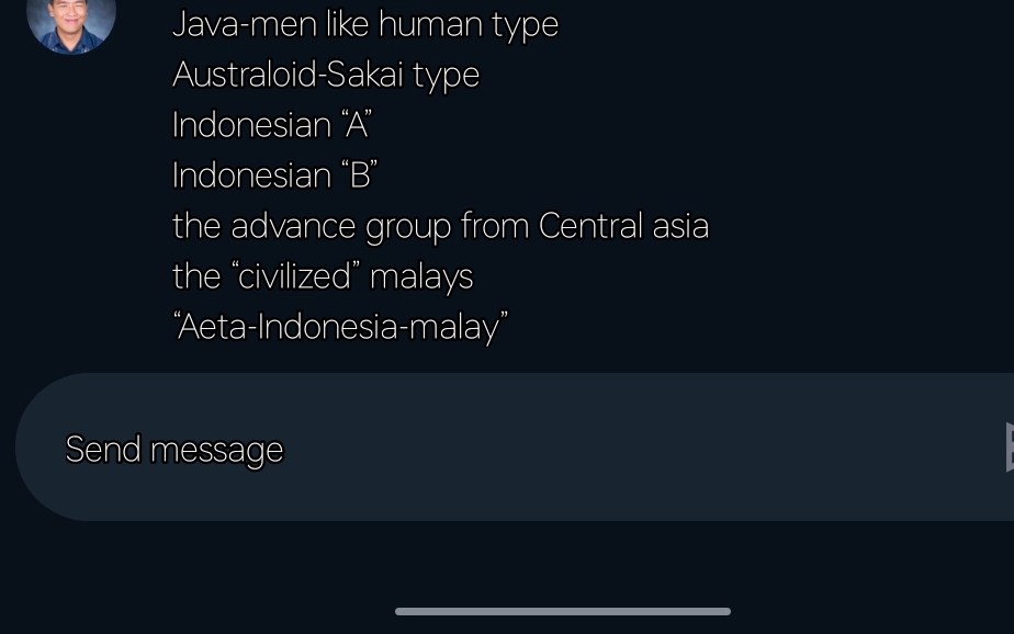 Java-men like human type Australoid-Sakai | StudyX
