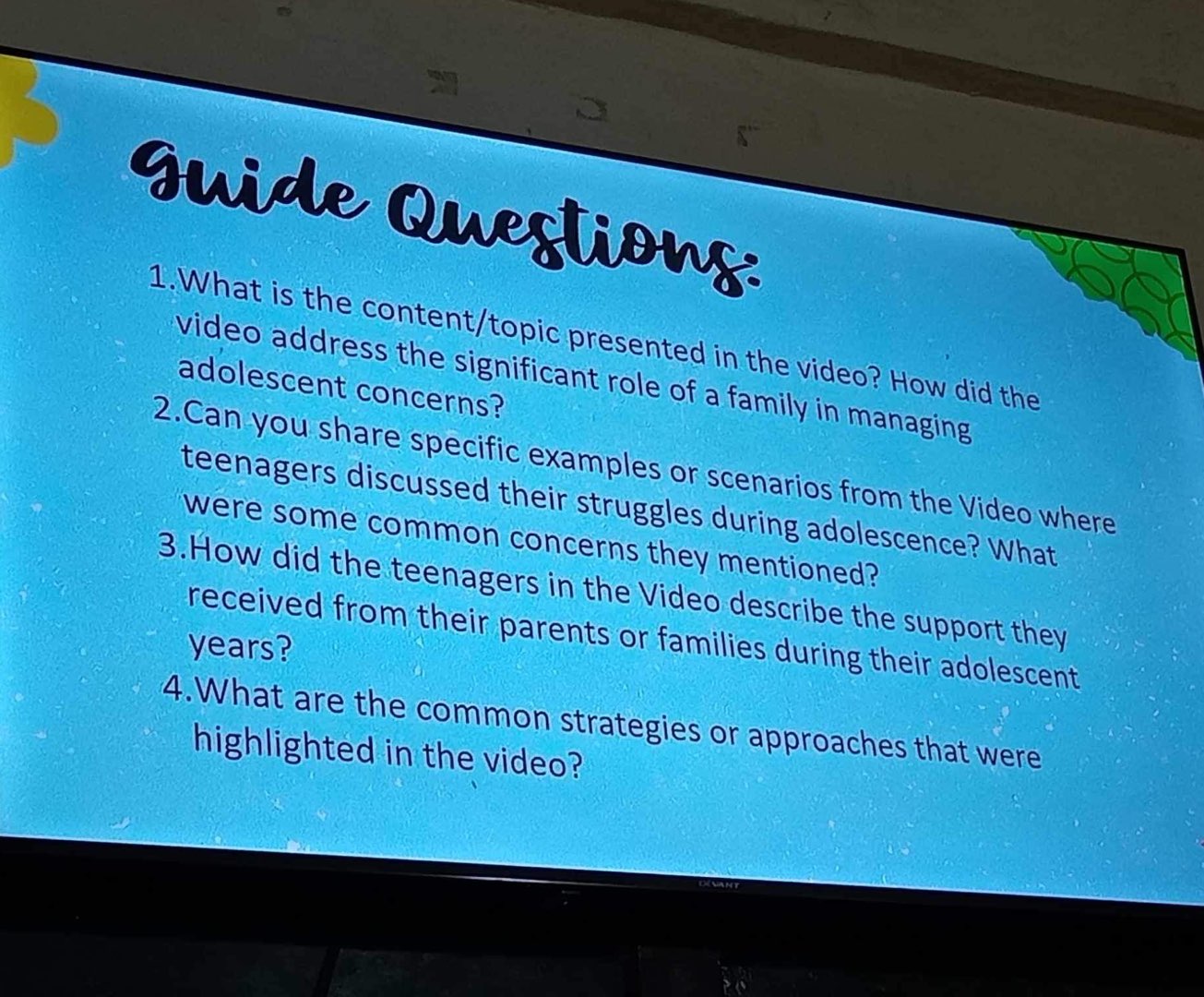 Gwide Questiong 1 What is the content/topic | StudyX