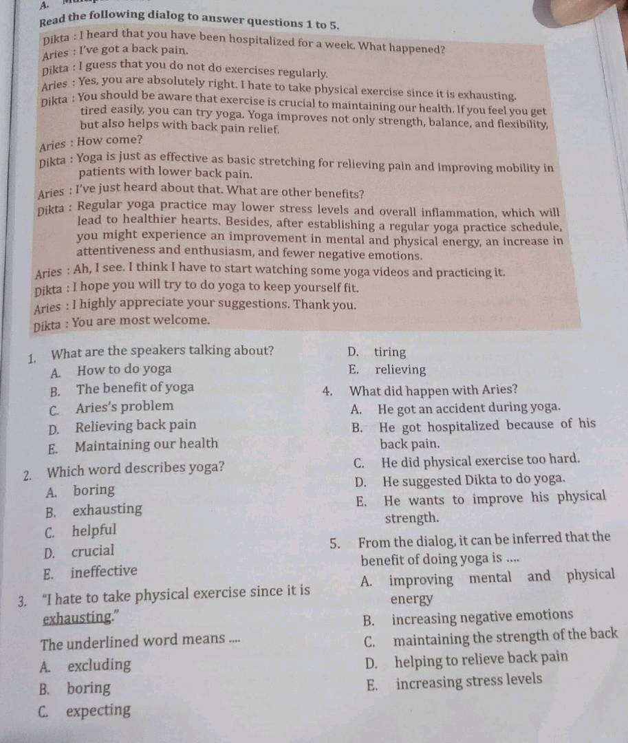 Read the following dialog to answer | StudyX