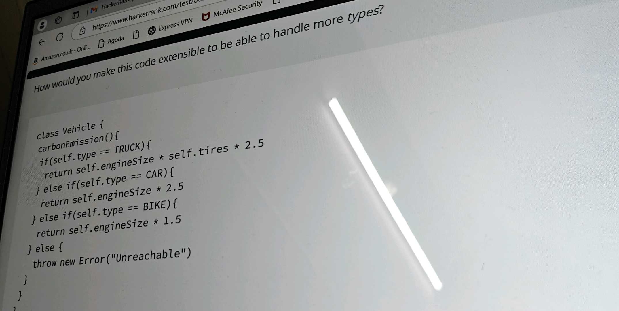 e to handle more types class vehicle | StudyX