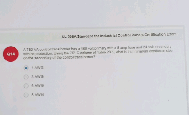 UL 508A Standard for Industrial Control | StudyX