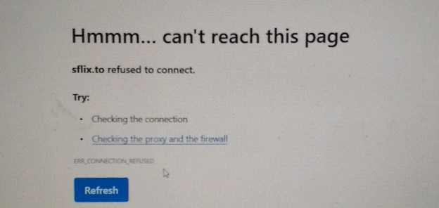 Hmmm cant reach this page sflixto refused to | StudyX