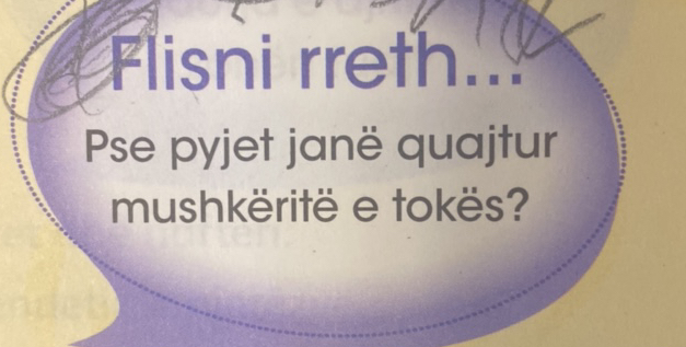 Flisni rreth Pse pyjet jan quajtur mushkrit | StudyX