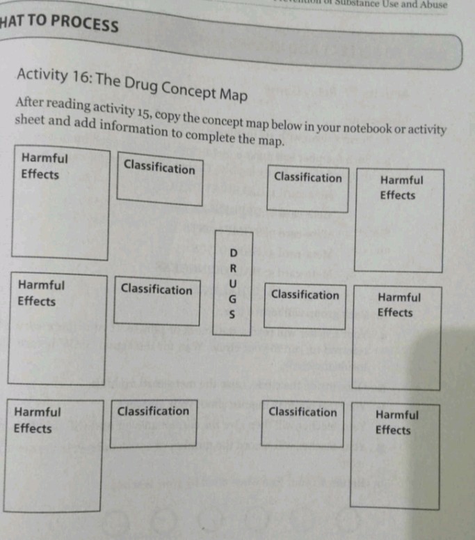 HAT TO PROCESS Activity 16 The Drug Concept | StudyX