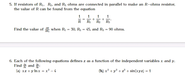 5 If resistors of R1 R2 and R3 ohms are | StudyX