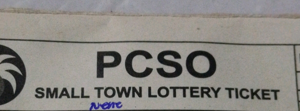 PCSO SMALL TOWN LOTTERY TICKET | StudyX
