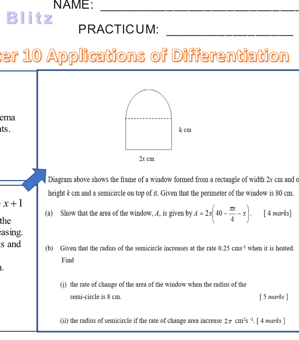 NAME PRACTICUM Blitz Diagram above shows | StudyX