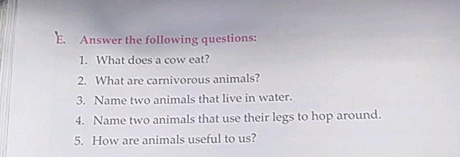 E Answer the following questions 1 What does | StudyX