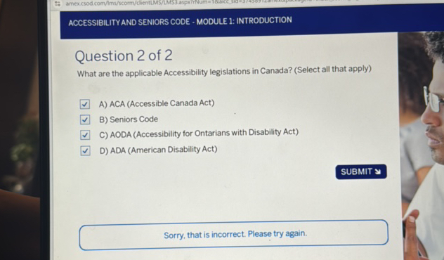 ACCESSIBILITY AND SENIORS CODE - MODULE 1 | StudyX