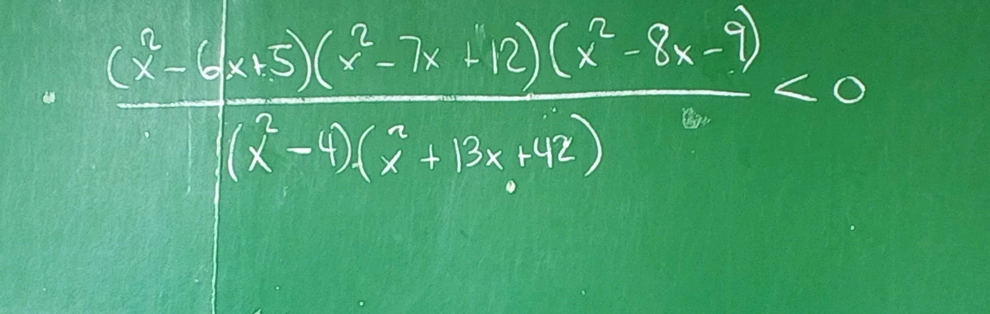 (x2-6 x+5 ) (x2-7 x-12 ) (x2-8 x-9 ) (x2-4 )