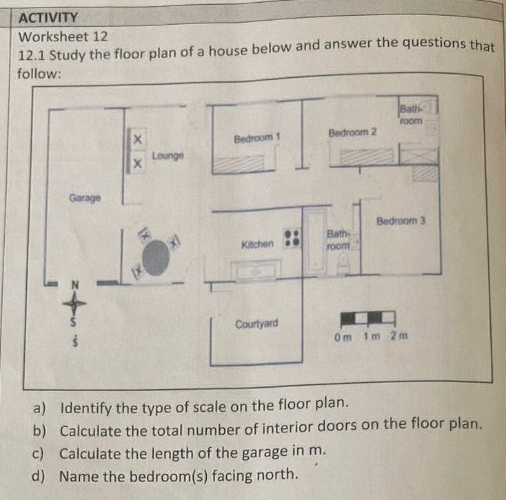 ACTIVITY Worksheet 12 121 Study the floor | StudyX