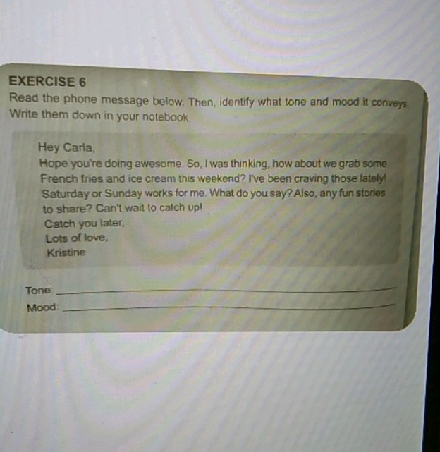 EXERCISE 6 Read the phone message below Then | StudyX