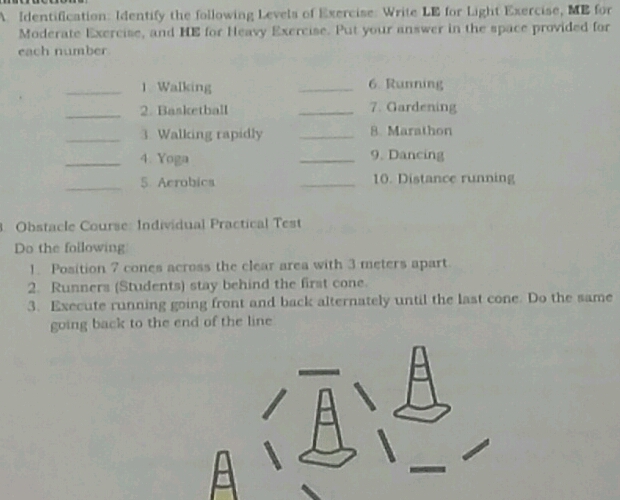 Identification Identify the following Levels | StudyX