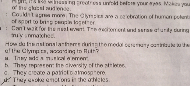 Right it s like witnessing greatness unfold | StudyX