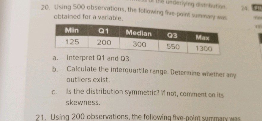 the underlying distribution 20 Using 500 | StudyX