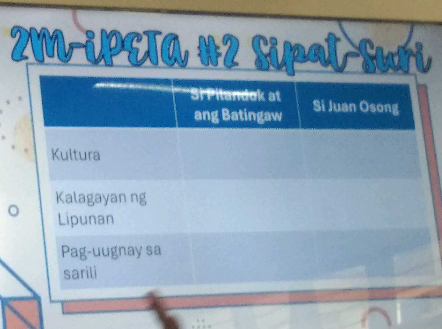 simiturutak at ang Batingaw Si Juan Osang | StudyX