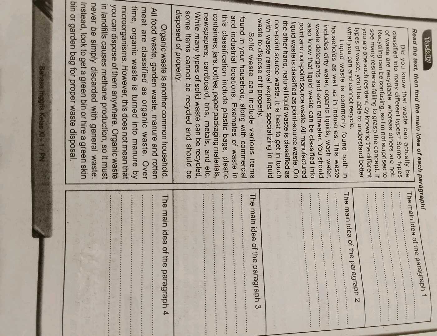 Task20 Read the text then find the main idea | StudyX