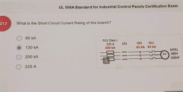 UL 508A Standard for Industrial Control | StudyX