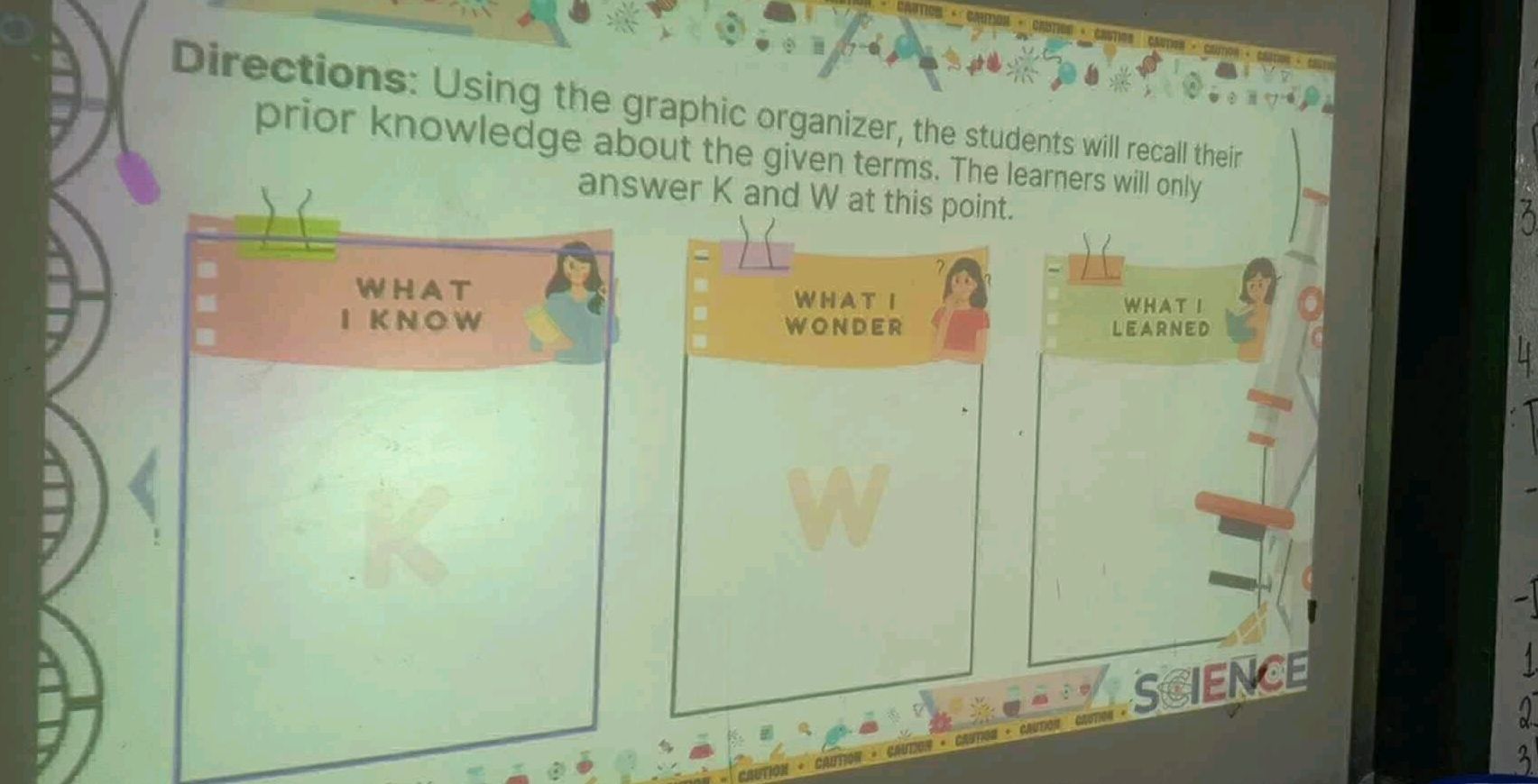 Directions Using the graphic organizer the | StudyX