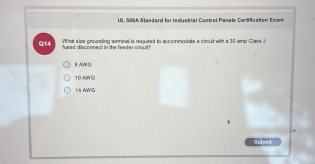 UL 508A Standard for Industrial Control | StudyX