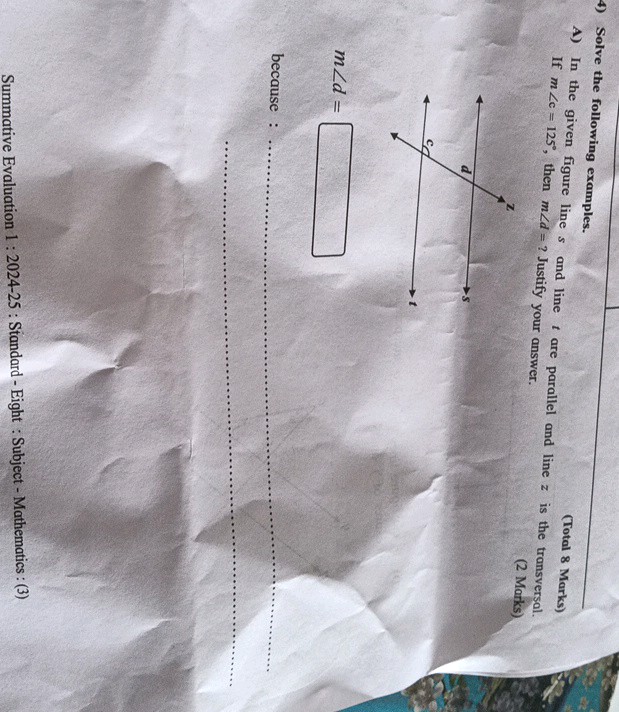 4) Solve the following examples (Total 8 | StudyX