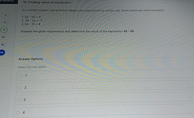 18 Finding value of expression In a certain | StudyX
