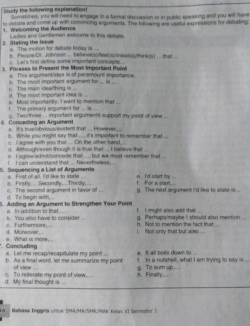 Study the following explanation Sometimes
