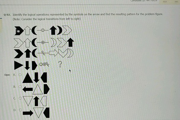 Q 02 Identify the logical operations | StudyX