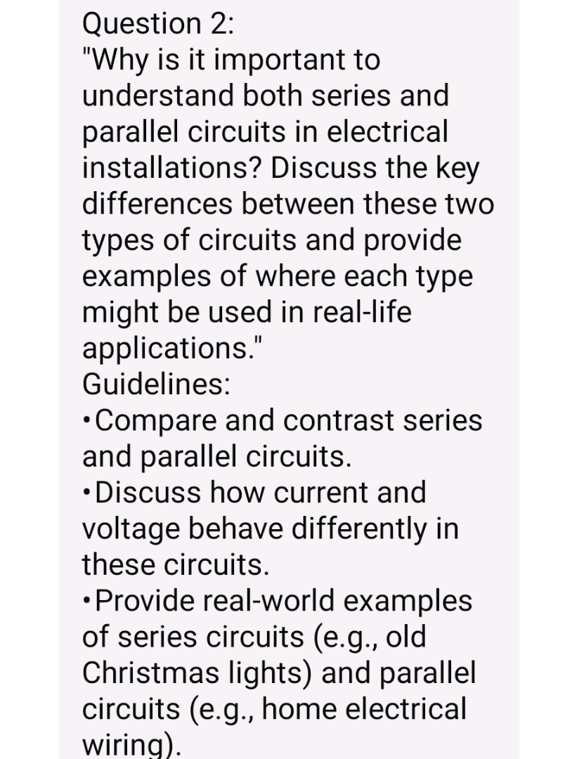 Question 2 Why is it important to understand | StudyX