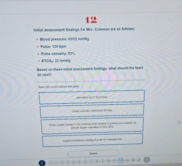 12 Initial assessment findings for Mrs | StudyX