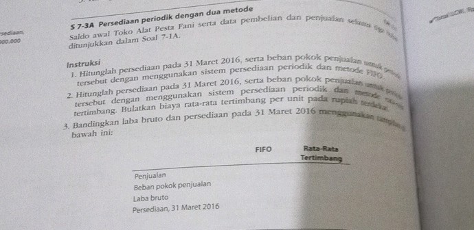 57-3A Persediaan periodik dengan dua metode | StudyX