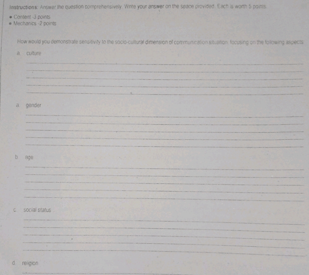 Instructions Answer the question | StudyX