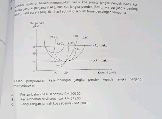 5 Gambar rajah di bawah menunjukkan keluk | StudyX