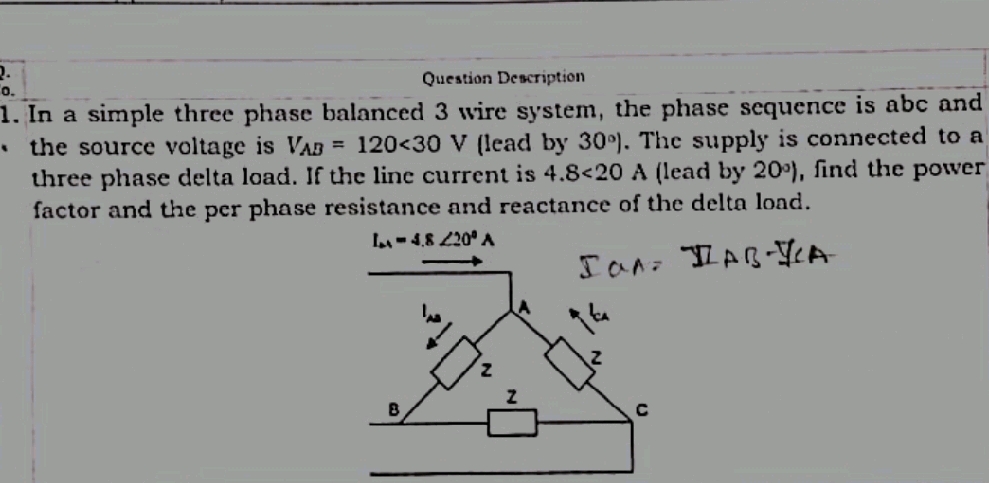 Question Description 1 In a simple three | StudyX