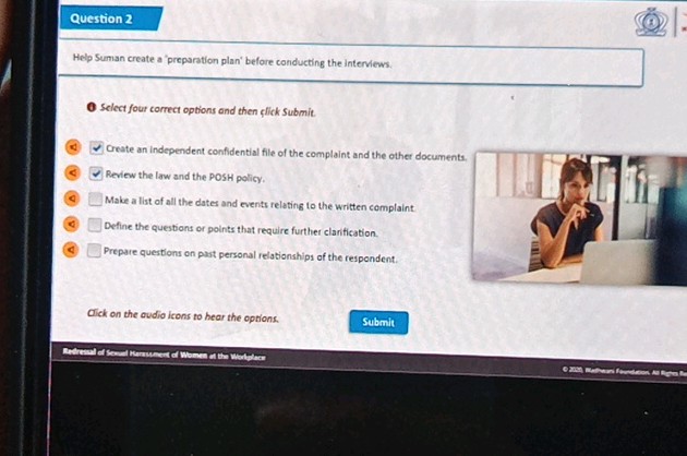 Question 2 Help Suman create a preparation | StudyX