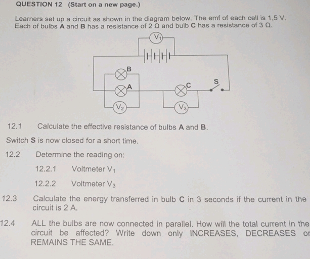 QUESTION 12 (Start on a new page) Learners | StudyX
