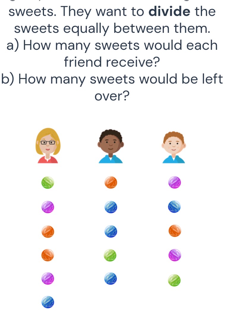 sweets They want to divide the sweets | StudyX