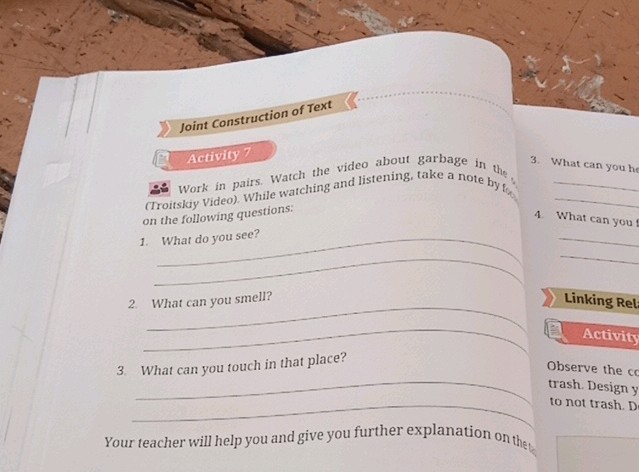 Joint Construction of Text Activity 7 Work | StudyX