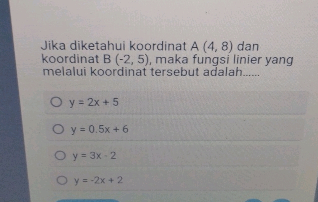 Jika diketahui koordinat A (48) dan | StudyX