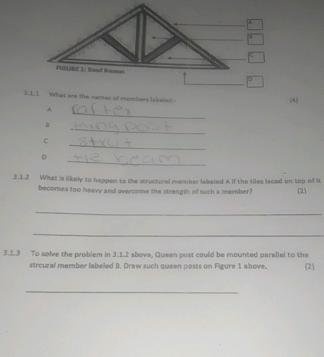 311 What are the names of members labeleds- | StudyX